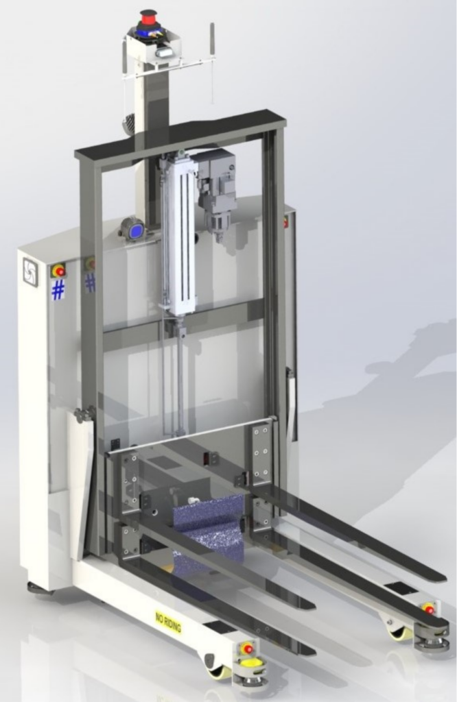 Lifting Actuator for Autonomous Material Handling Vehicles
